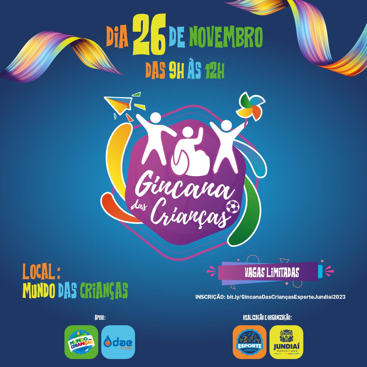Gincana das Crianças: acesse o link para saber se a inscrição foi ...